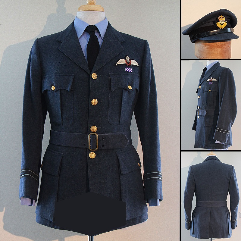 RAF Flying Officer (Lieutenant, DFC) Costume For Hire - Sussex Marketplace